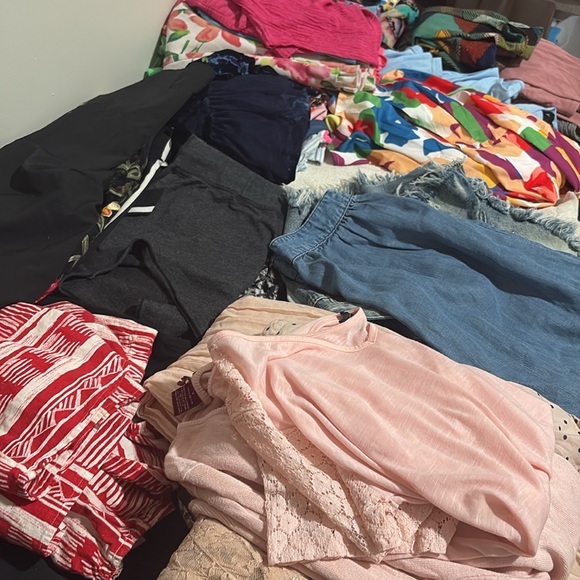 Tops | Mega Mega Clothes Bundle New Colorful Clothing Bundle | Poshmark